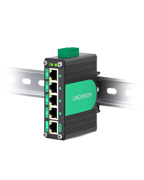 5 Ports Full Gigabit POE Switch with DC12V ~ DC48V Input and Voltage ...